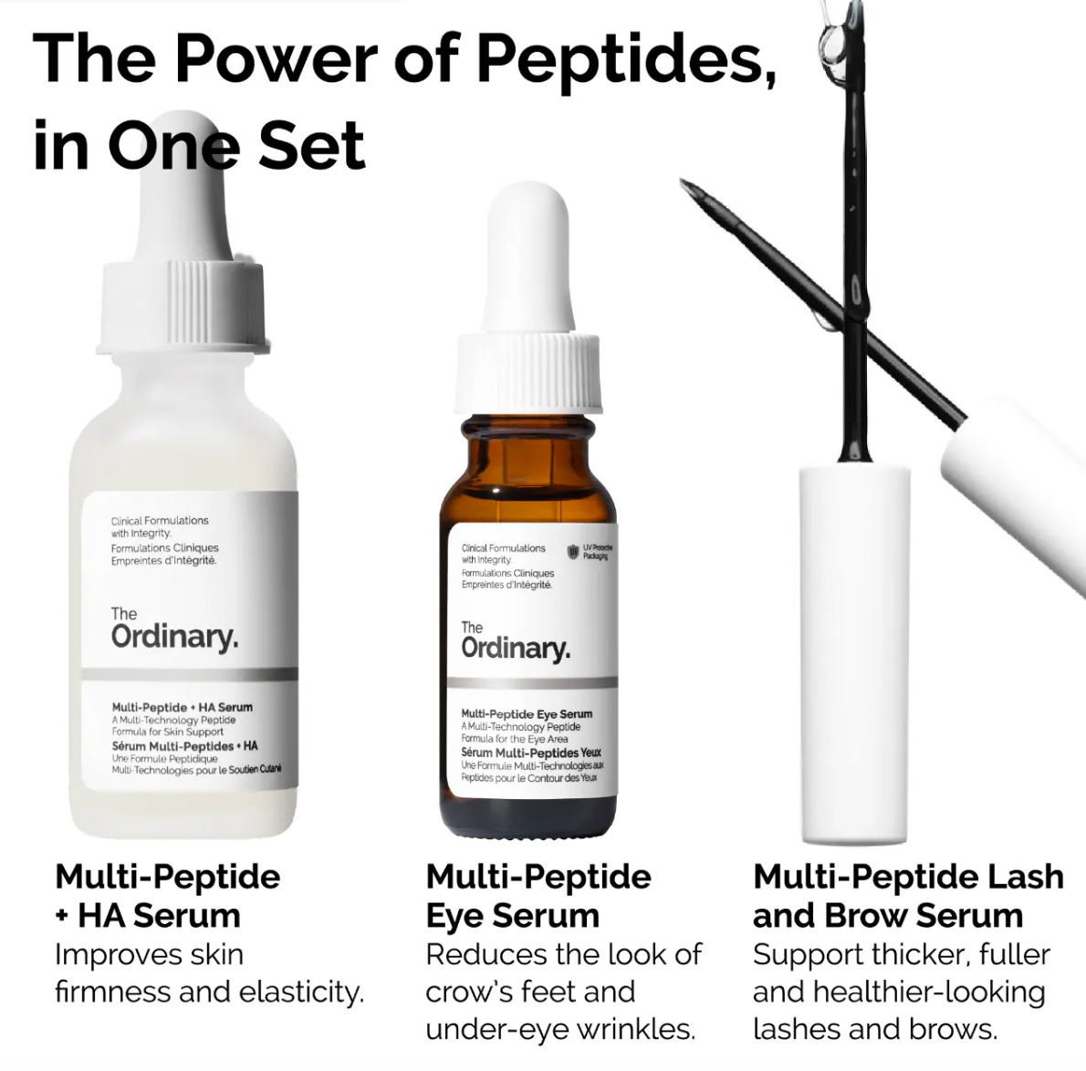 The Ordinary Power of Peptides Set – VAL COSMETICS