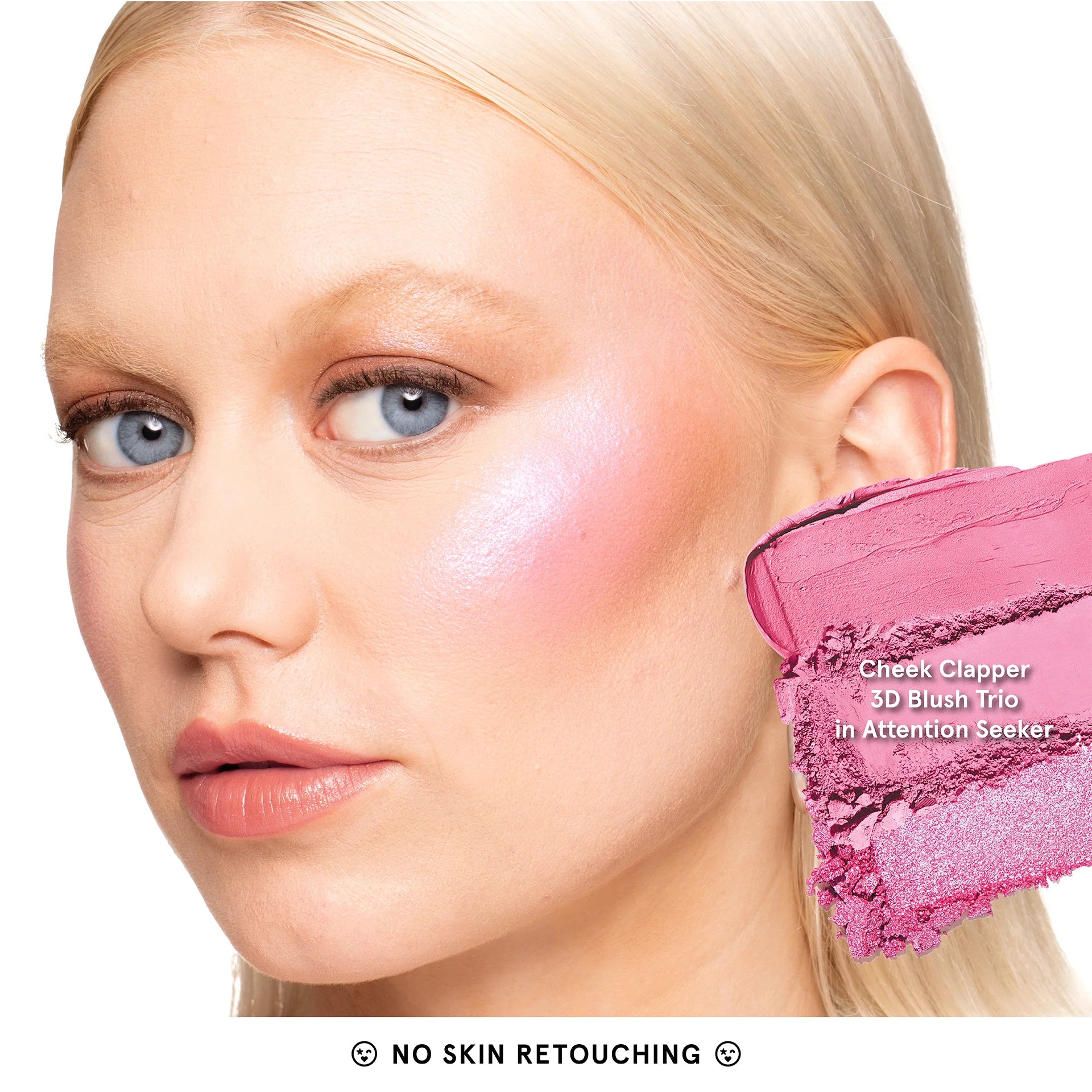 Cheek Clapper 3D Blush Trio Palette - Atention Seeker- ONE/SIZE by Pat ...