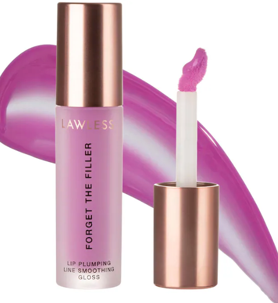 Forget The Filler Lip Plumper Line Smoothing Gloss/ Violet Bloom - LAW ...